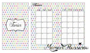 DIY : Les mois de janvier, février et mars sur deux pages et leur ...